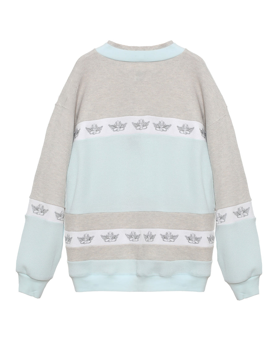 Blue Private School Rider Crewneck
